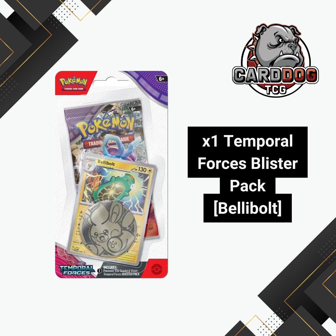 Pokemon Temporal Forces Single Pack Blister [Bellibolt] – CardDogTCG