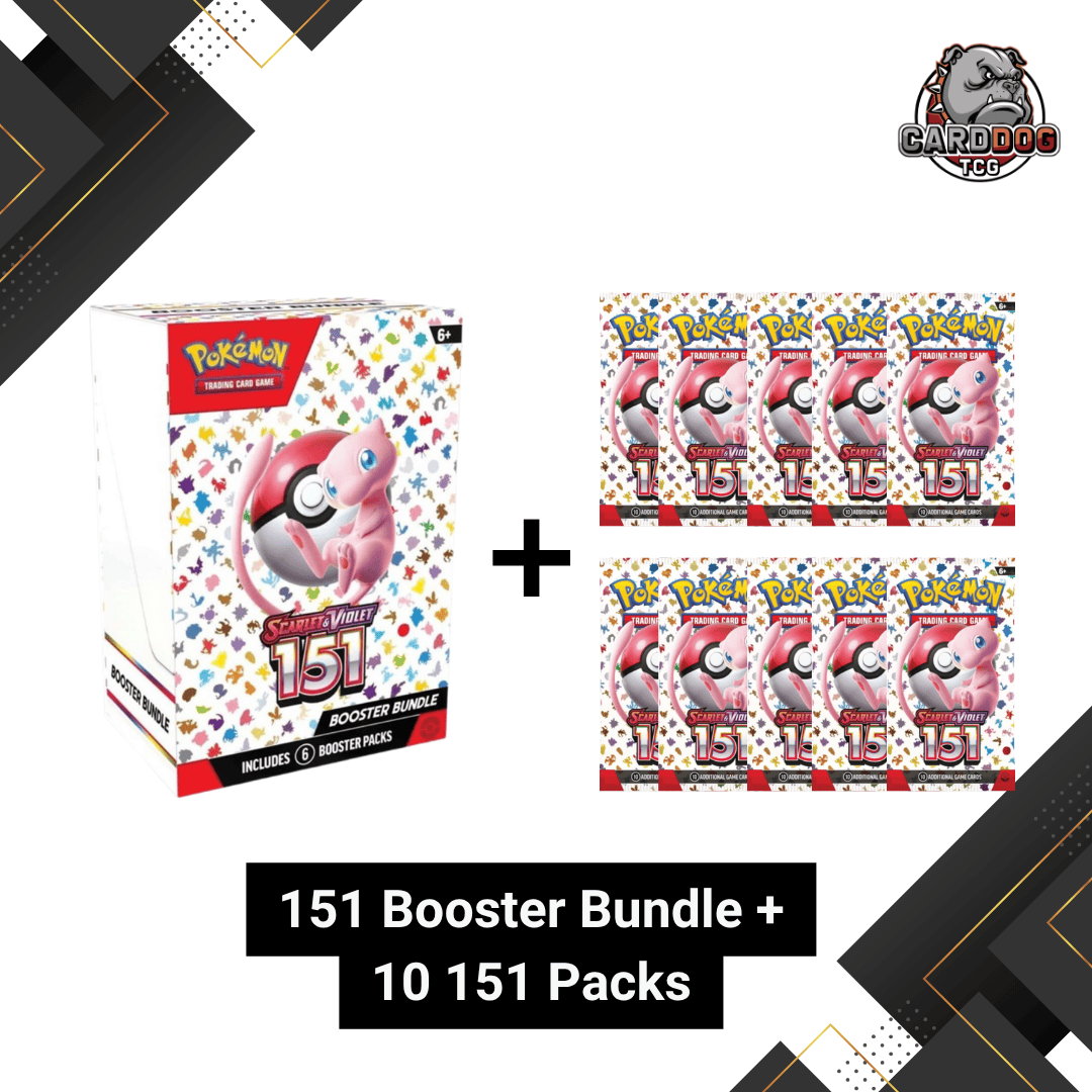 Pokemon TCG 151 Booster Bundle Box and 10 151 Booster Pack Combo ...